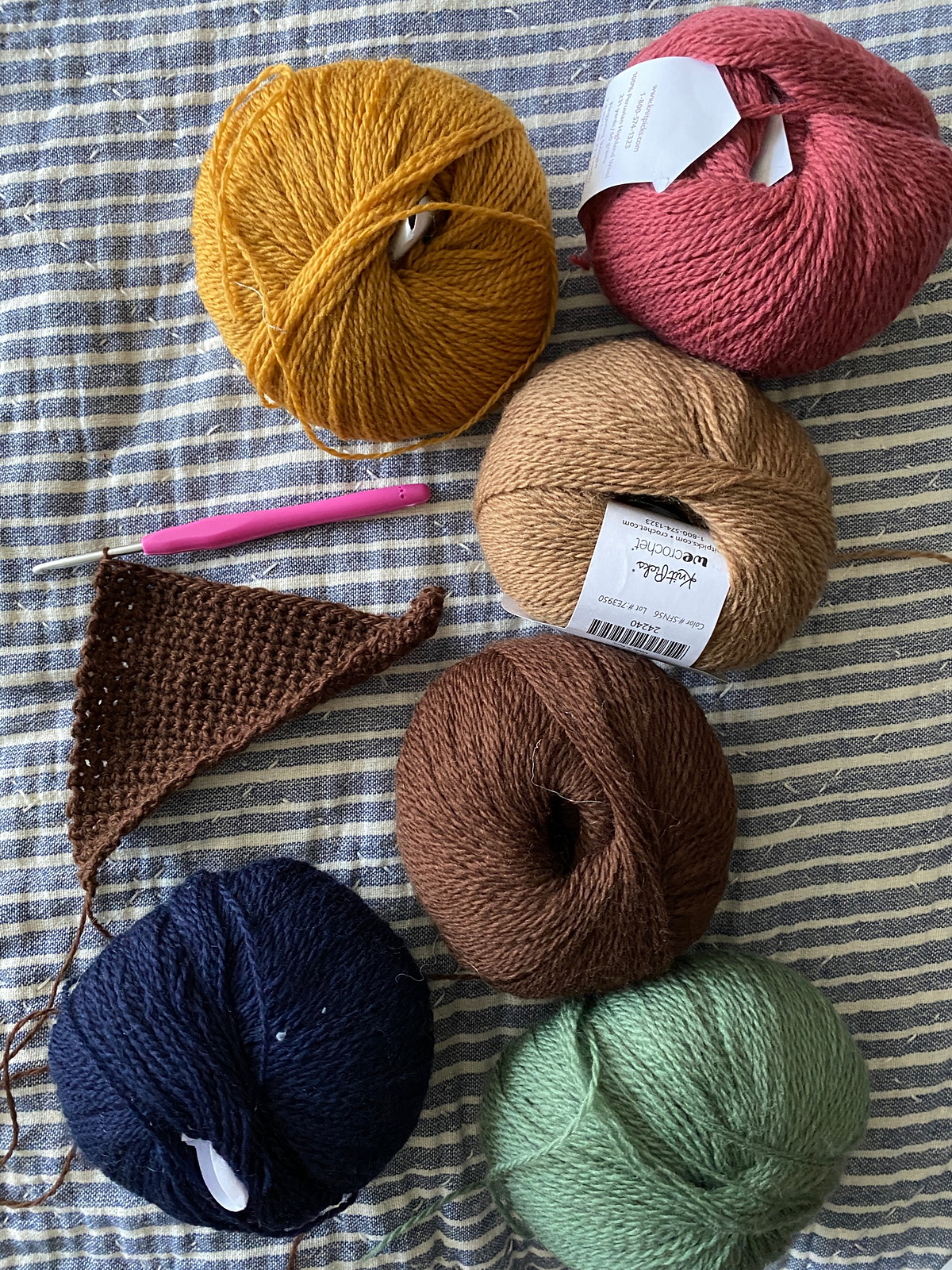 CAL Check-In: Faux Fade Wrap Crochet Along: Progress Photos, Non-Wool ...